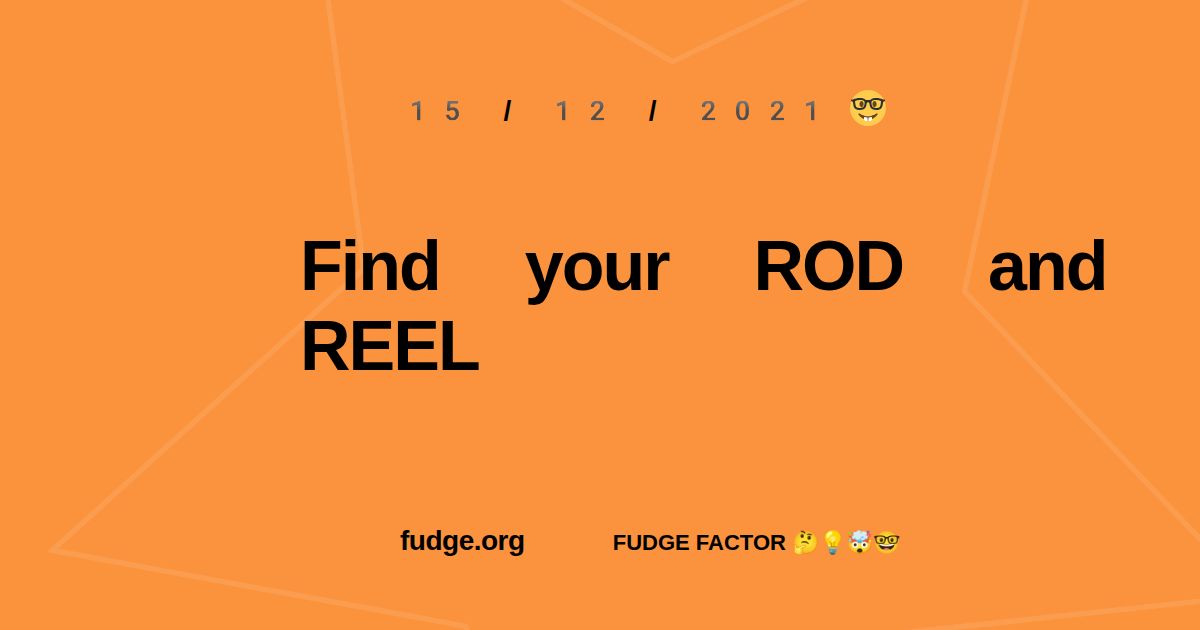 Find your ROD and REEL