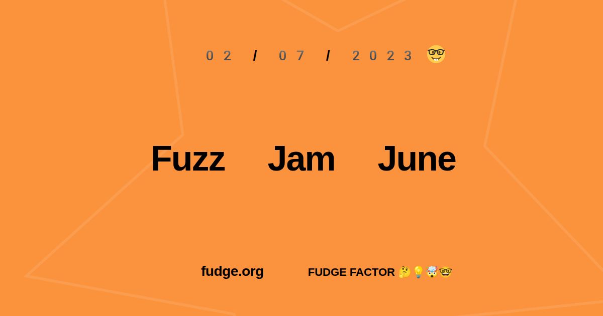 Fuzz Jam June (2023) by Jay Cuthrell