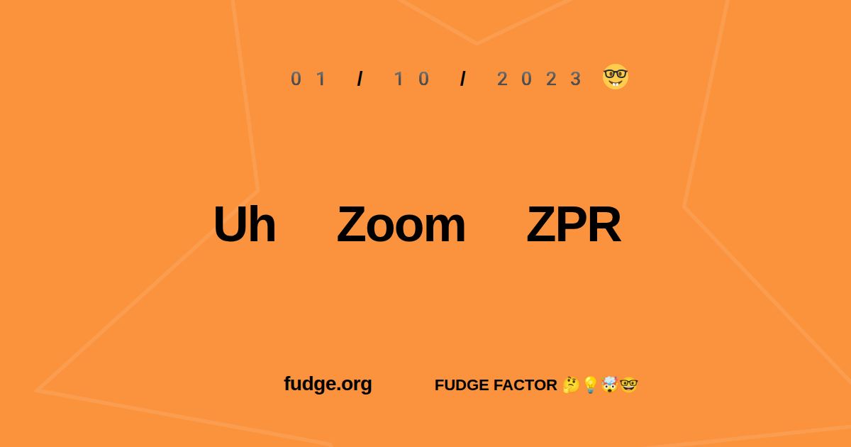 Uh Zoom ZPR